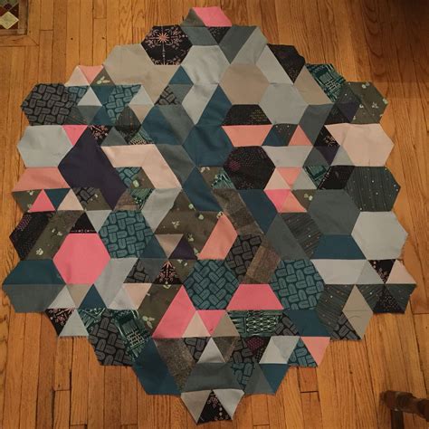 Hex Quilt Pattern With A Modern Twist