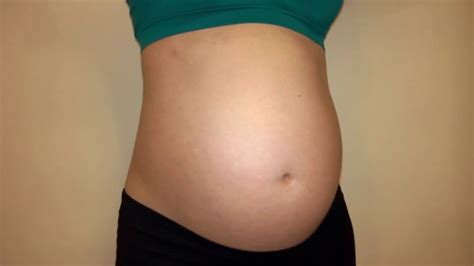 Pregnant Belly 24 Weeks 5 Days Youtube