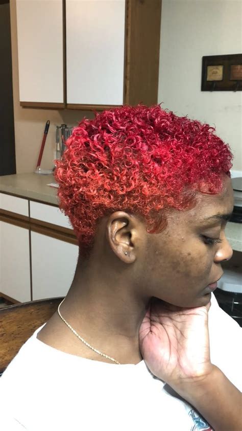 Pin By Journey 🌞 On Short Natural Hair Finger Waves Short Hair Dyed