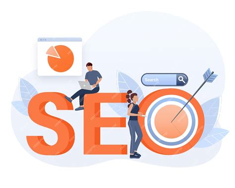 Premium Vector Seo Optimization Web Analytics And Seo Marketing