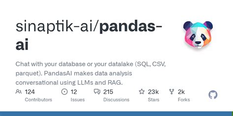Github Sinaptik Aipandas Ai Chat With Your Database Or Your