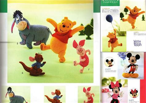 Eb Dy001 66 Disney Character Felt Pattern