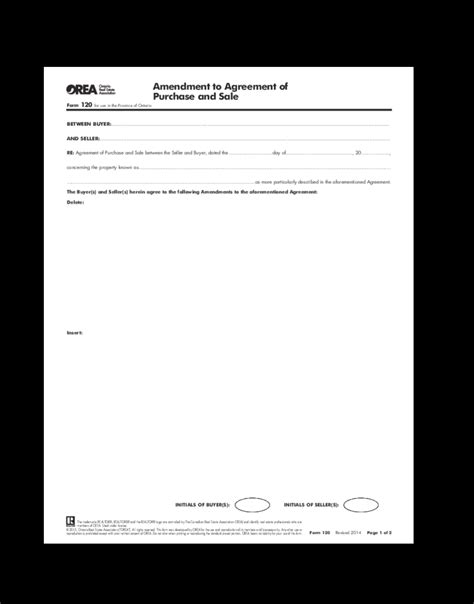 Orea Forms Real Estate Forms Ontario