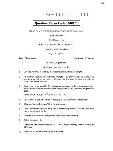 Qp Pdf Pdf Youngs Modulus Deformation Engineering