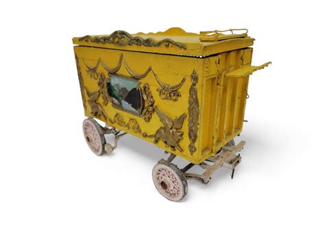Byram Model Circus Yellow Tableau Cage Wagon Auction