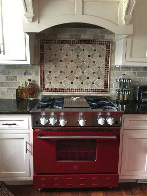 Picasso Tumbled Marble Mosaic Backsplash