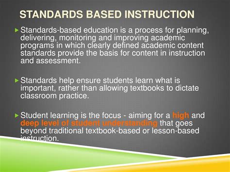 Ppt Linking Standards Assessments And Instruction In Mathematics