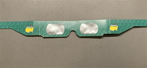 2024 Masters Golf Tournament Solar Eclipse Glasses 4729873924