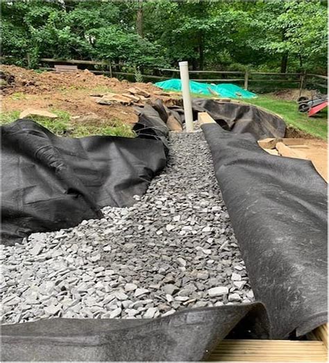 7oz French Drain Geotextile Fabric Non Woven Landscape Weed Barrier