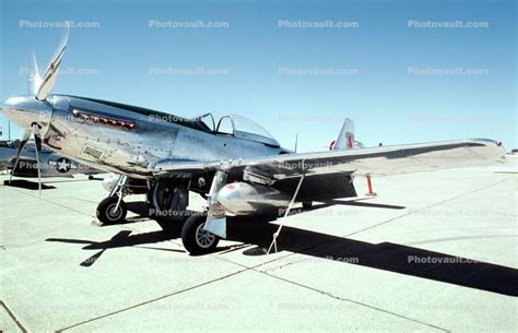Chrome Shine North American P 51d Mustang Fighter Photo
