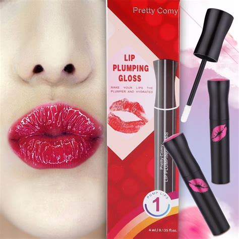 Gloss Pumpling Boca Com Preenchimento E Batom Duradouro