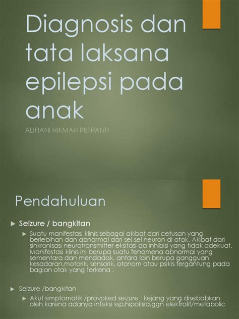 Diagnosis Dan Tatalaksana Epilepsi Pdf