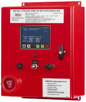 Fd5 Microprocessor Diesel Engine Driven Fire Pump Controller With Touch
