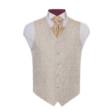 Fancy Waistcoat In Gold Coes