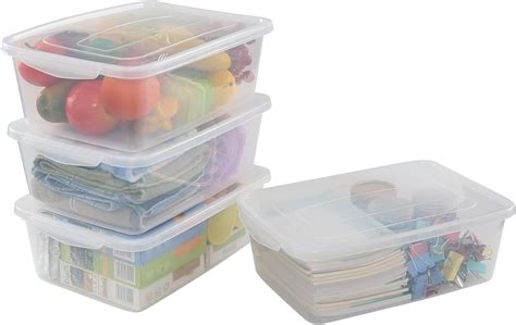 Plastic Storage Box With Snap Down Handles At Jennifer Colbert Blog