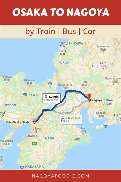 How To Get From Osaka To Nagoya The Best Options Nagoya Foodie In