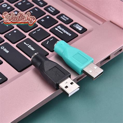 Wallsky Ps2 Ps2 Female To Usb Male Adaptor Converter Adapter Pc