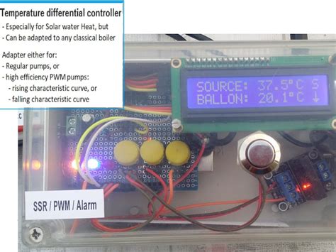 Arduino Uno Water Heater Thermostat For Pwm Pumps