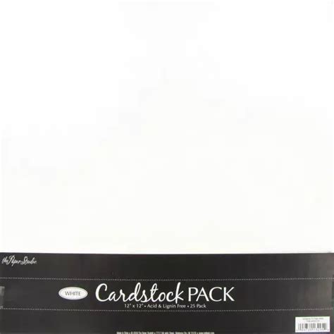 White Cardstock Paper Pack Hobby Lobby 458729