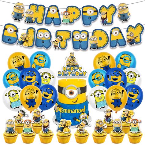 Despicable Me Minions Birthday Decoration Pack Party Force