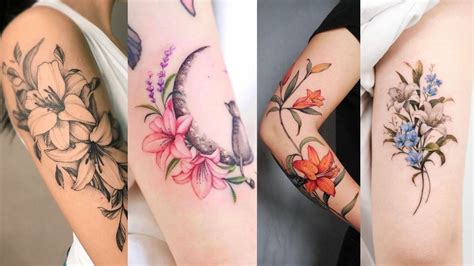 Lily Forearm Tattoo