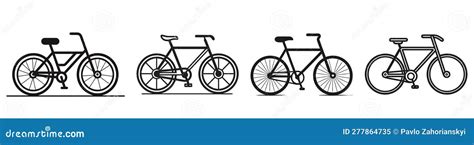 Bicycles Logo Icon Set Vector Bycicle Set On White Background Stock Vector Illustration Of