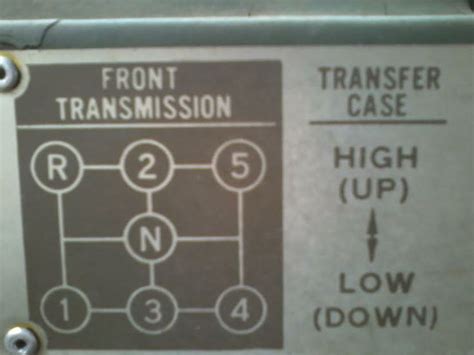 M35 Deuce And A Half Shift Pattern Album On Imgur