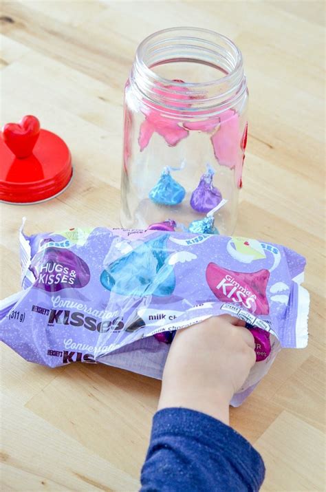 Kisses And Hugs Candy Jar Courtneys Sweets