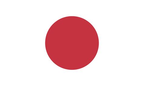 Bandera De Japón Y Símbolo Asiático Japonés Nacional Aislado En La
