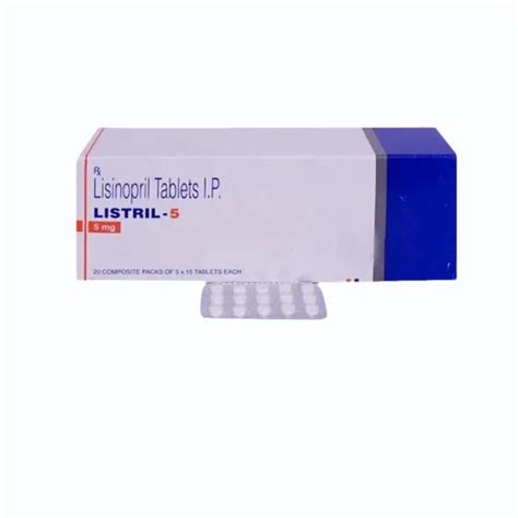 Listril 5 Lisinopri Tablet At ₹ 218 Stripe Lisinopril Tablet In Nagpur Id 2853987921248