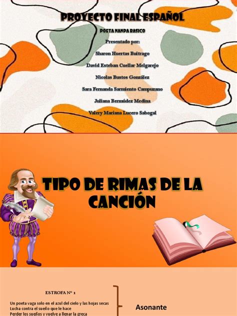 Proyecto Final De Español Pdf Pdf Rima