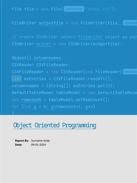 Reportjavaoopgui Pdf Java Programming Language Class