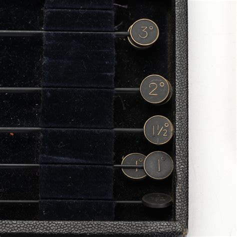 Optometric Campimetry Test Disc Set In Case Ebth