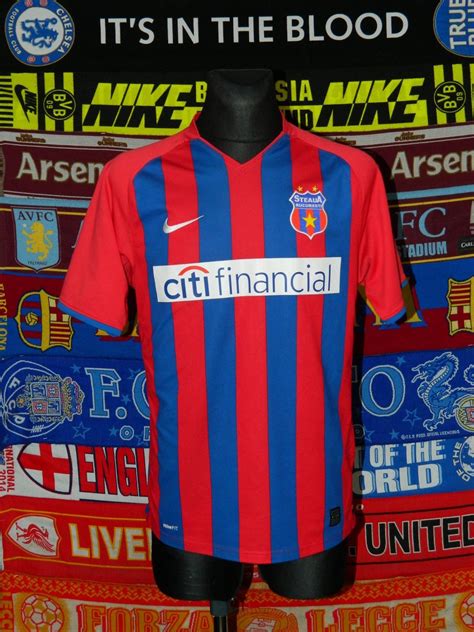 Csa Steaua București Home Football Shirt 2008 2009 Sponsored By Citi
