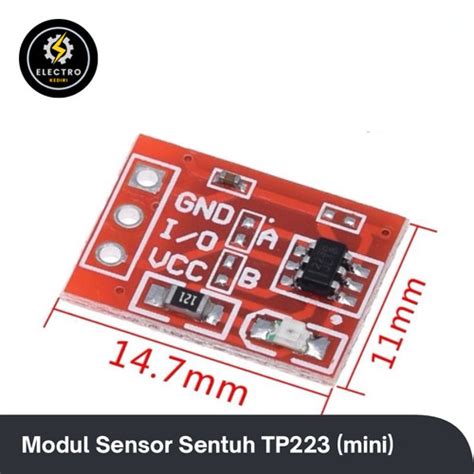 Jual Modul Sensor Sentuh Saklar Ttp233 Merah Touch Censor Module Ttp 233 Kota Kediri