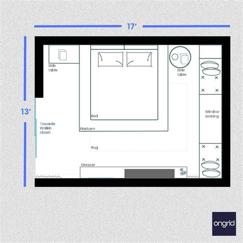 Farmhouse Style Bedroom Design 17 X 13 Ongrid Design