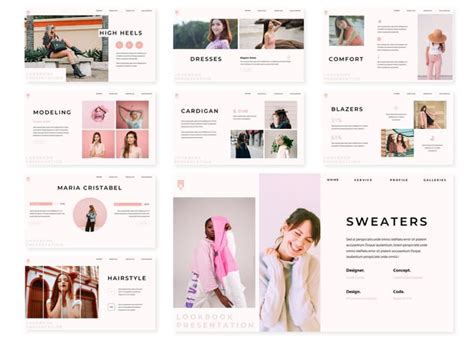 Dresses Powerpoint Template Incl Fashion And Beautiful Envato