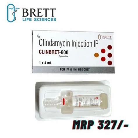 Clindamycin 600 Mg Injection At ₹ 327 Piece Id 2853443395062