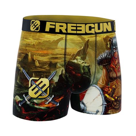 Freegun Boxer Homme Heroic Fantasy Caleçon Homme Guerrière Viking