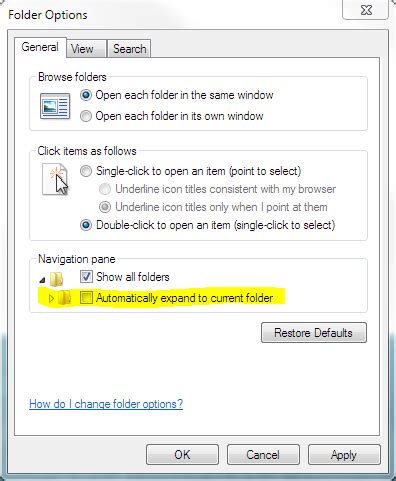 Expand Folder Structure In Windows 7 Super User