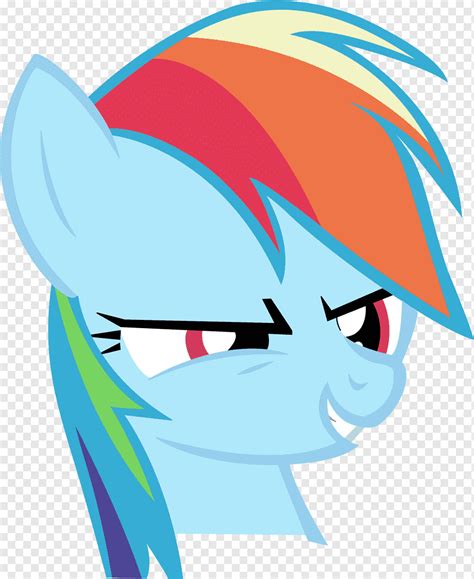 Angry Rainbow Dash Vector