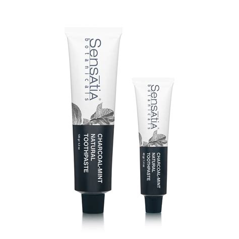 Charcoal Mint Natural Toothpaste Sensatia