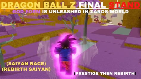 Roblox Dragon Ball Z Final Stand Destroyer Form Is Unleashed In Zaros