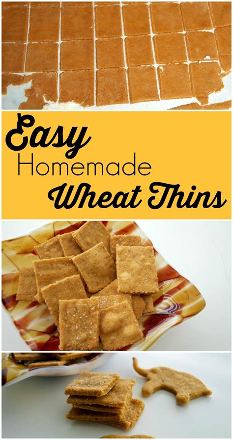 Easy Homemade Wheat Thin Crackers Happy Healthy Mama