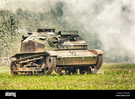 Polish Tankette During Wwii Battle Banque De Photographies Et Dimages