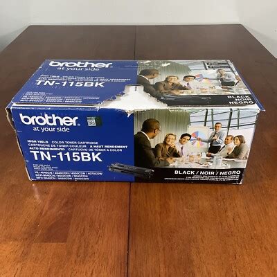 Genuine Brother Tn 115bk High Yield Black Toner Open Box Sealed