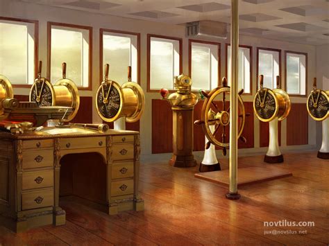 Wheel House Of Titanic By Novtilus On Deviantart