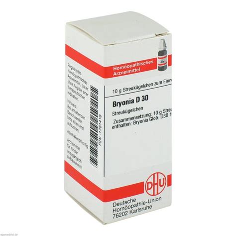 Bryonia D 30 Globuli 10 G Preisvergleich Pzn 1761416 · Medipreisde