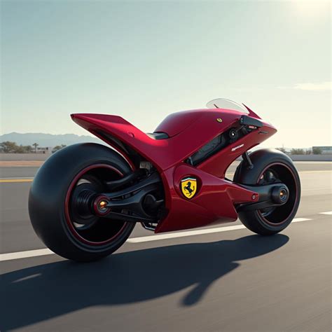 Born To Be Fast Concept Ferrari Motorcycle