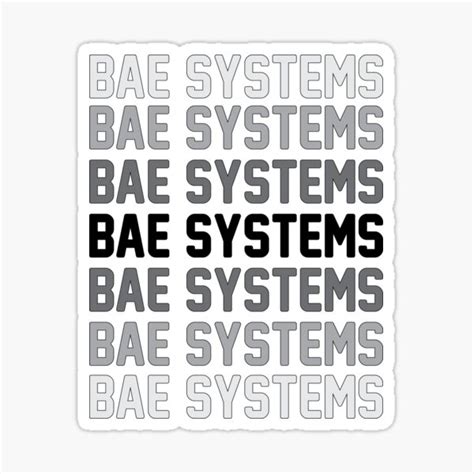 Bae Systems Sticker For Sale By Zakariamaazouz Redbubble